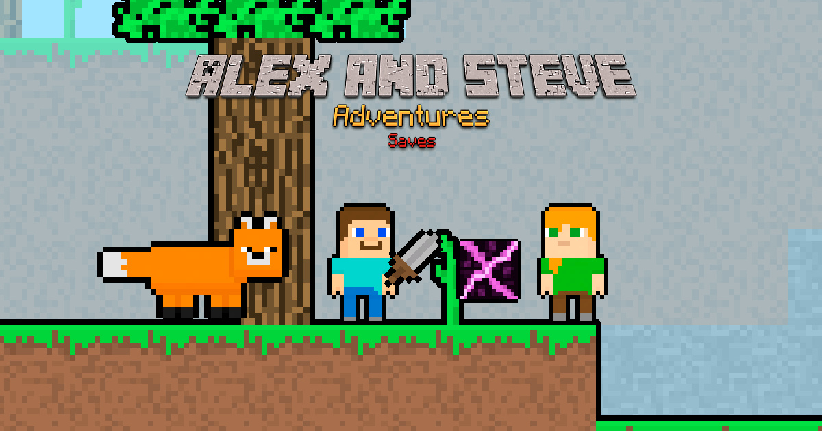 Alex and Steve Adventures Saves | GameArter.com