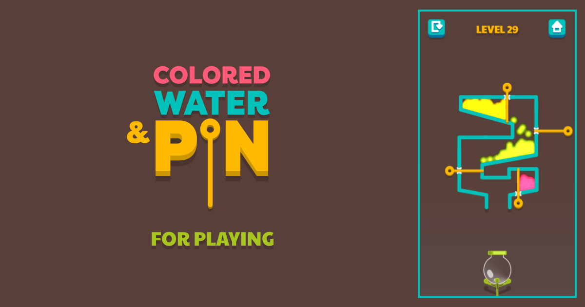 Colored Water & Pin | GameArter.com