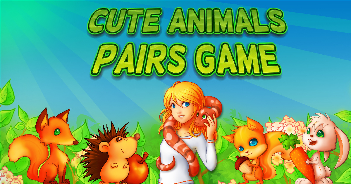 Cute Animals Pairs Game | GameArter.com