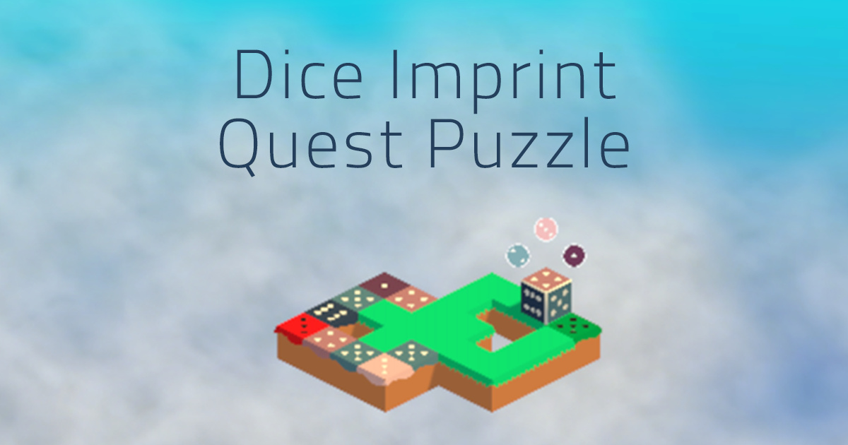 Dice Imprint Quest Puzzle | GameArter.com