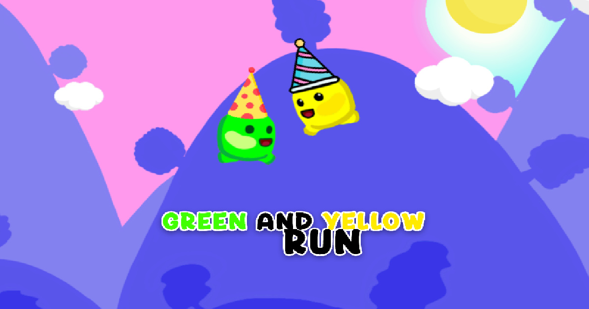 Green and Yellow Run | GameArter.com