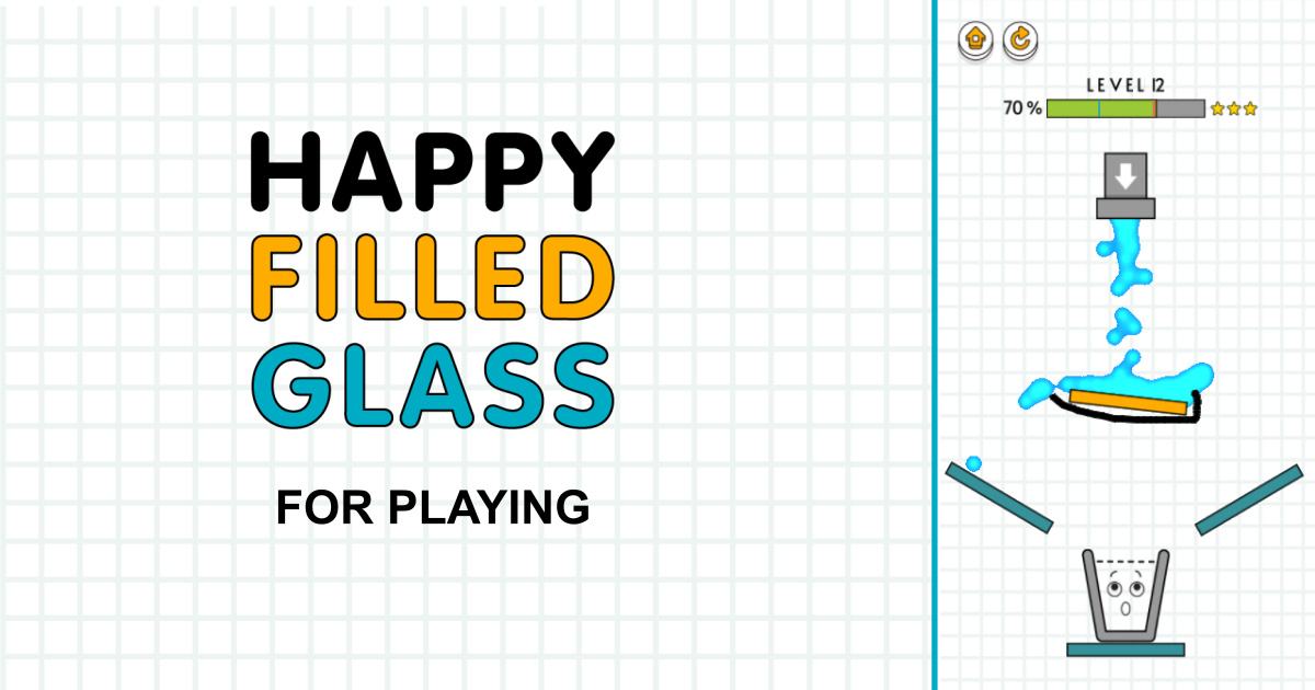Happy Filled Glass | GameArter.com