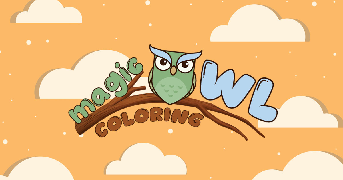 Magic Owl Coloring | GameArter.com
