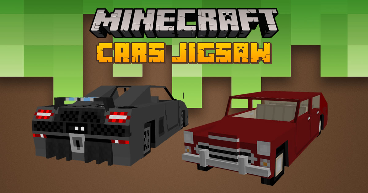 Minecraft Cars Jigsaw | GameArter.com