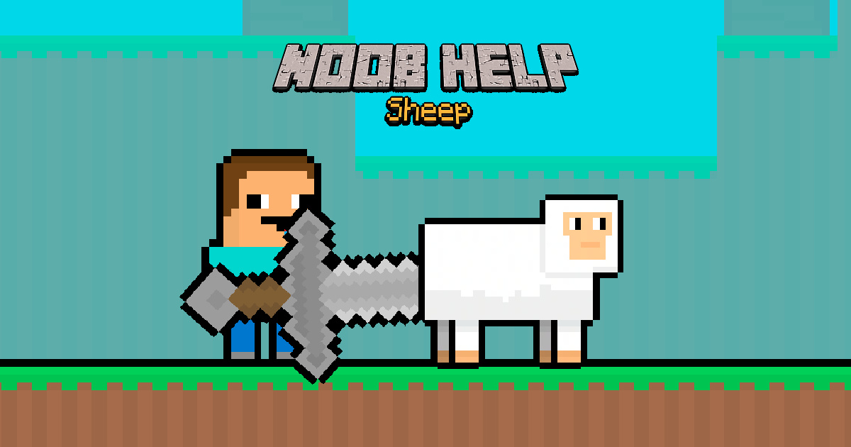 Noob Help Sheep | GameArter.com