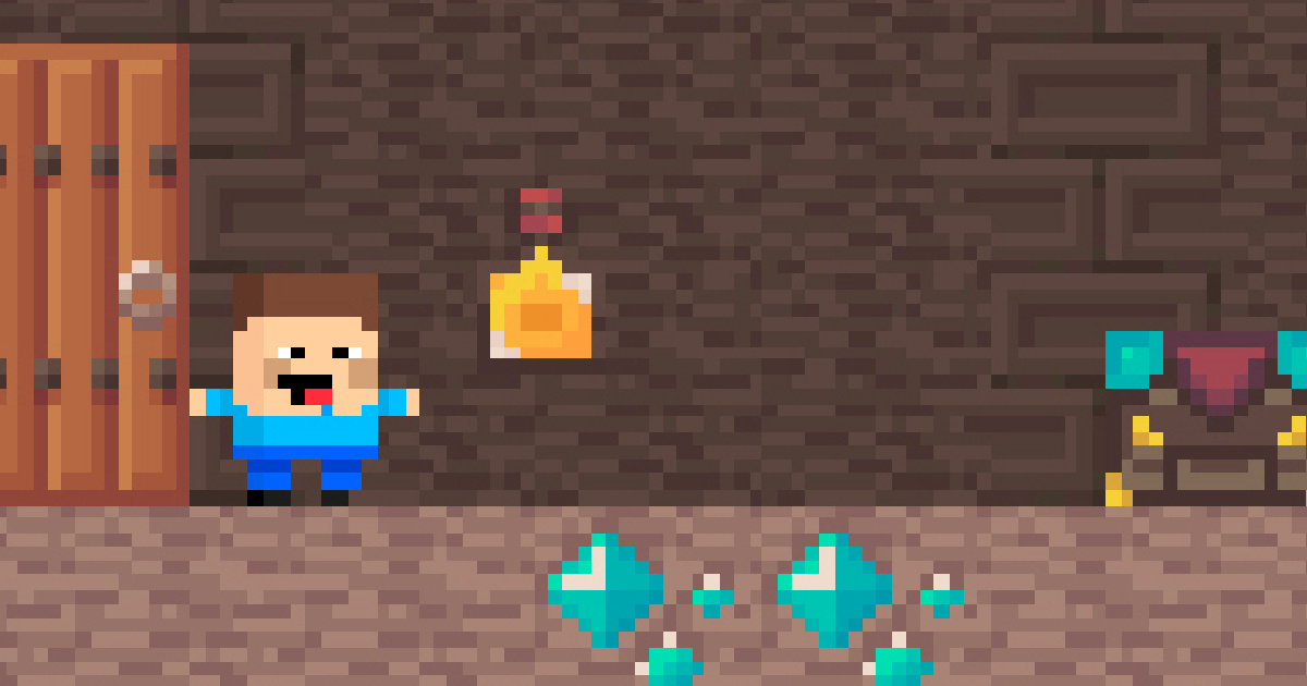 Noob Steve Cave | GameArter.com