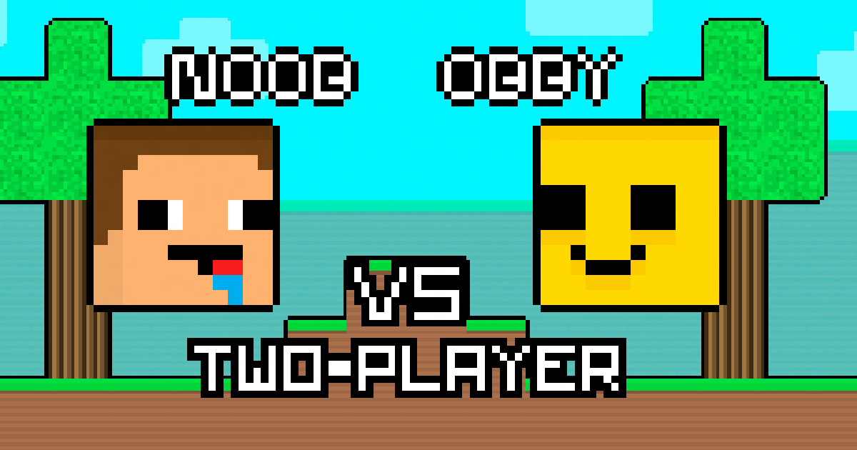 Noob vs Obby Two-Player | GameArter.com