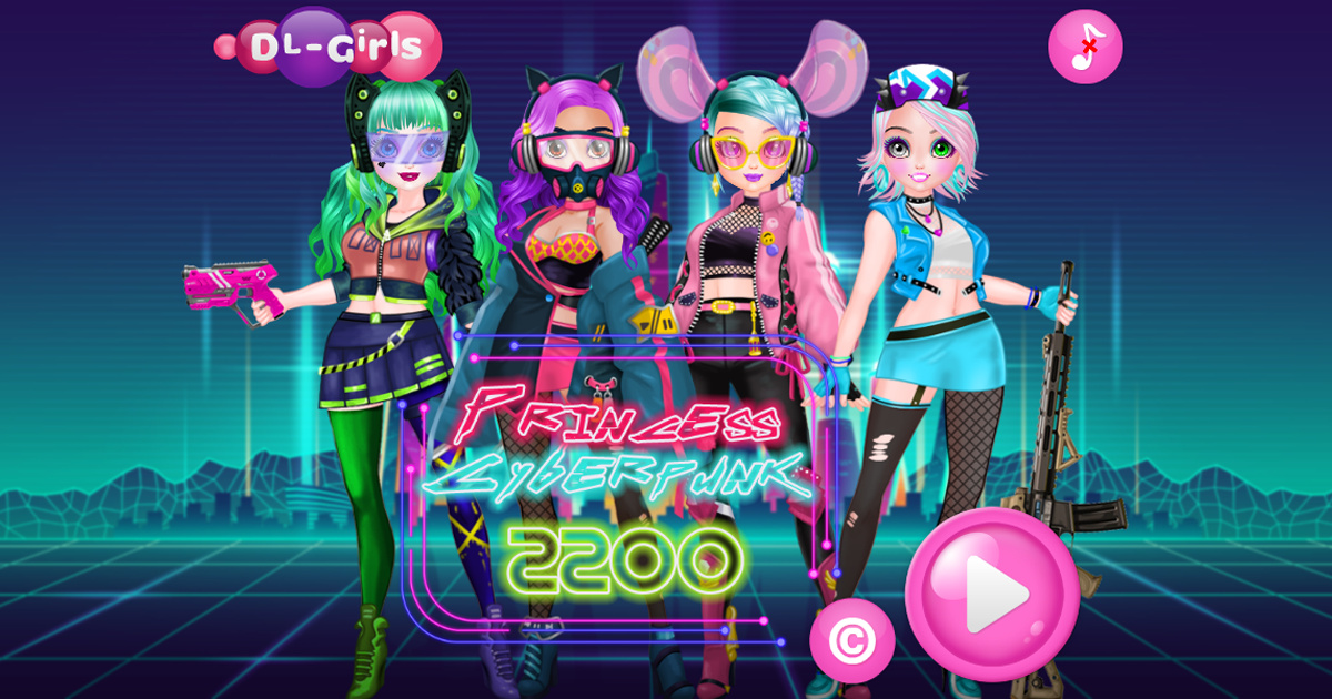 Princess Cyberpunk 2200 | GameArter.com