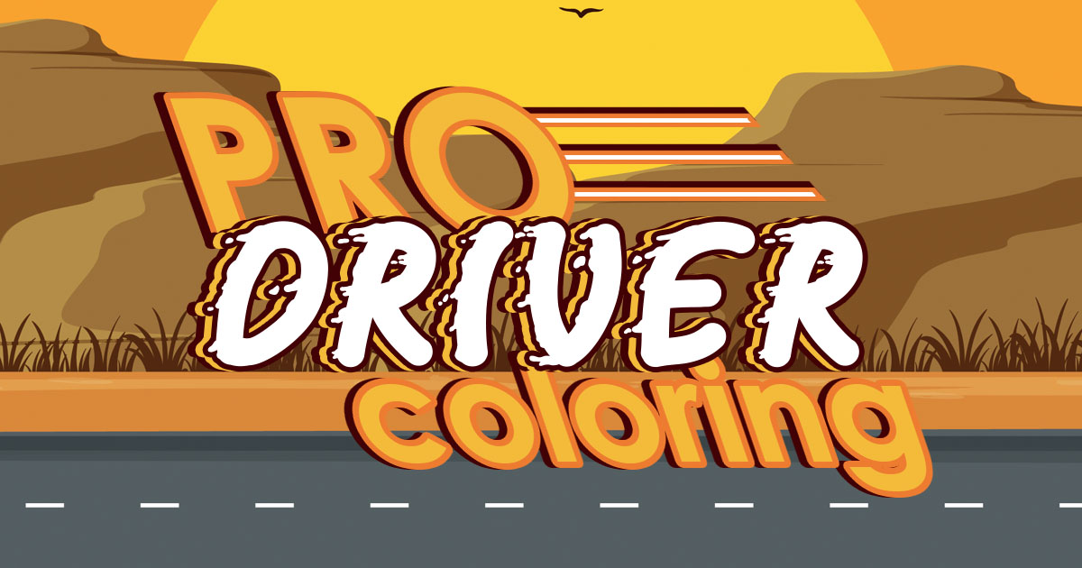 Pro Driver Coloring | GameArter.com