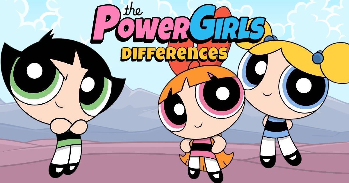 The PowerGirls Differences | GameArter.com