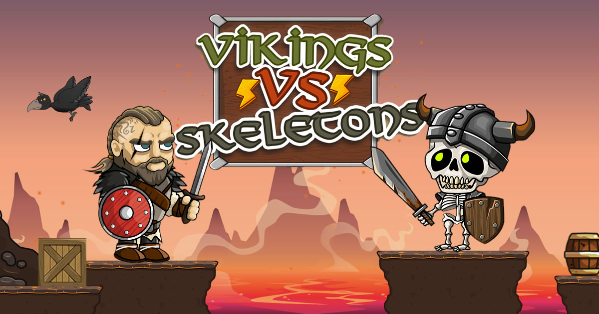Vikings vs Skeletons | GameArter.com