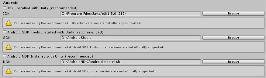 Android Builds With Unity Dev Environment Configuration Gamearter Blog